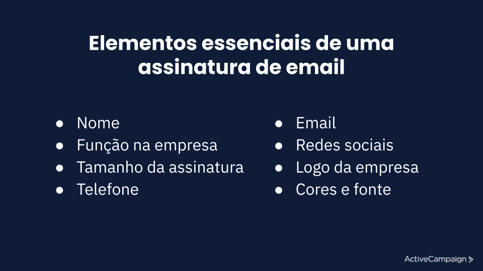 Assinatura de email: o que é, tamanho, como criar e exemplos